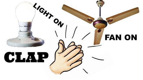 how to make a clap switch at home control your light fan just using