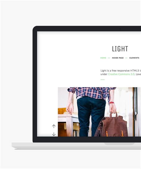 paradigm shift free simple html website template