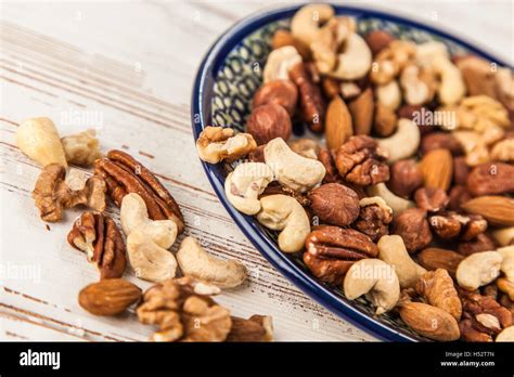 Mix Of Different Nuts Closeup Photo Stock Photo Alamy