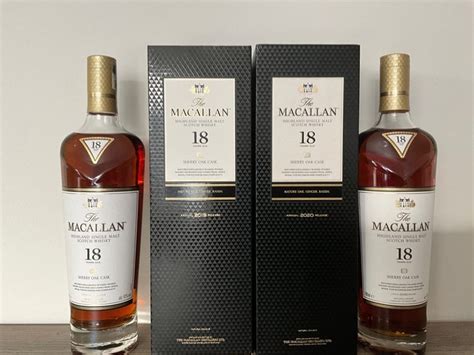 Macallan 18 Years Old Sherry Oak Cask 2019 Release 2020 Release