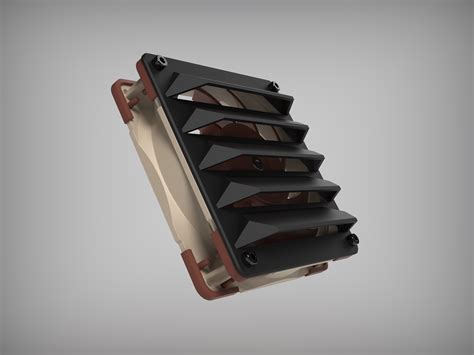Mm Angular Louvre Fan Grill By The Designer Download Free STL Model Printables Com