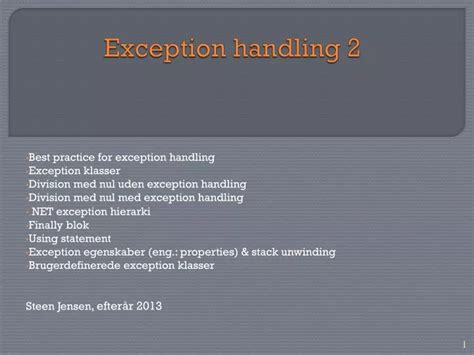 Ppt Exception Handling 2 Powerpoint Presentation Free Download Id