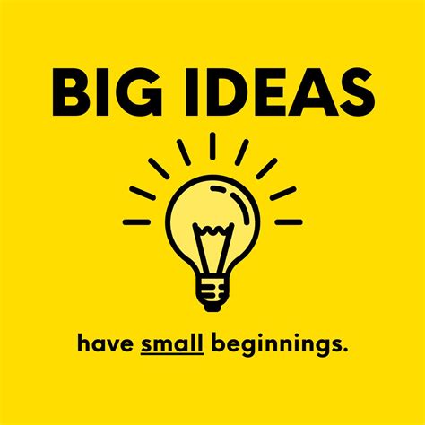 How Small Beginnings Create Big Things Epicjourney