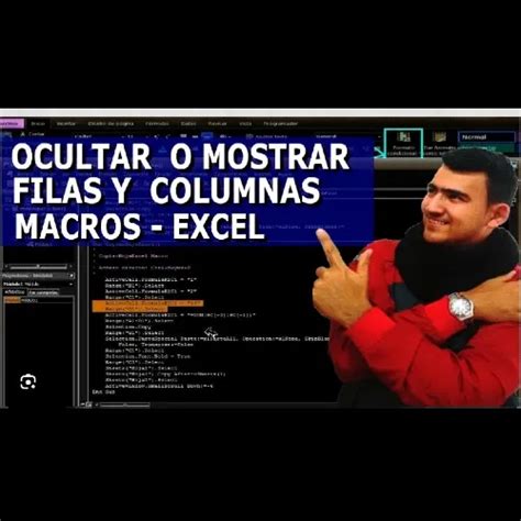 Cómo Ocultar Y Mostrar Celdas Rangos Filas Y Columnas Con Macros En Excel