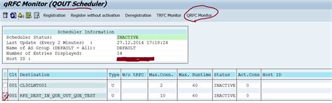Qrfc With Outbound Queue And Inbound Queue Sapcodes
