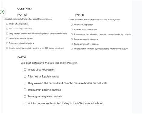 Solved Part A Part B Select All Statements That Are True