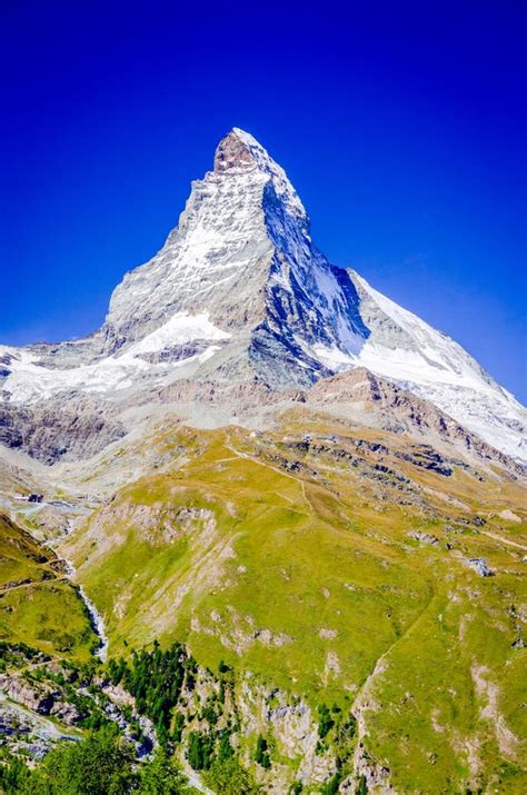 Zermatt Matterhorn Monte Cervino Suiza Foto De Archivo Imagen De