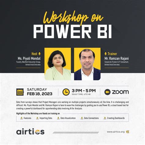 airtics on linkedin workshop powerbi ai data training