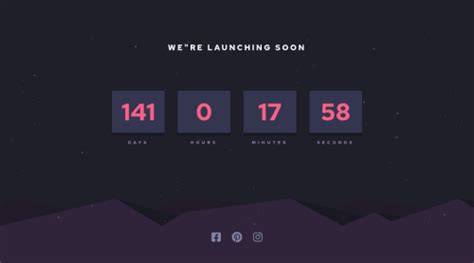 Frontend Mentor Countdown Timer Using Html Css And Javascript Coding