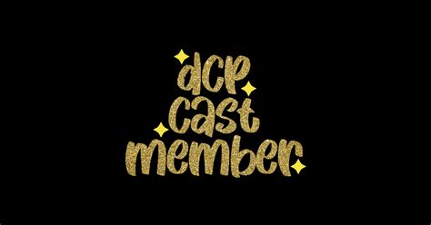 Dcp Cast Member Dcp Sticker Teepublic