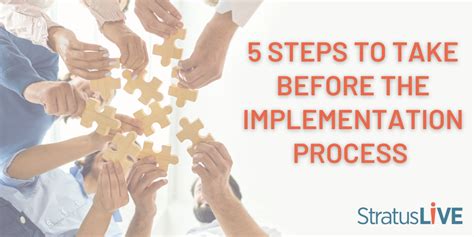 Steps To Take Before The Implementation Process