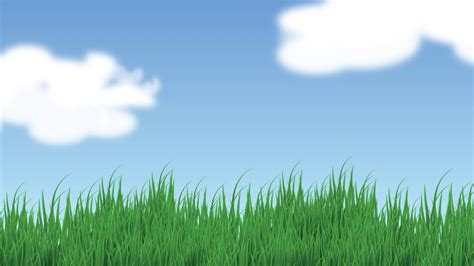Animated Sky Background With Grass Video Loop Copyright Free Full Hd Youtube