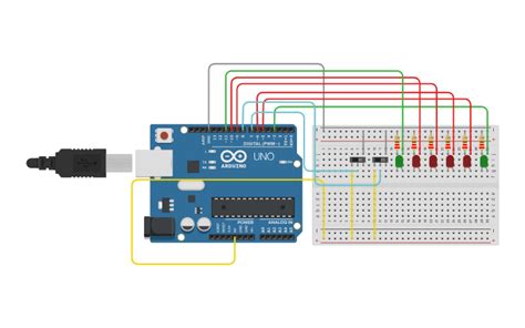 Circuit Design Led Control With Switches Tinkercad