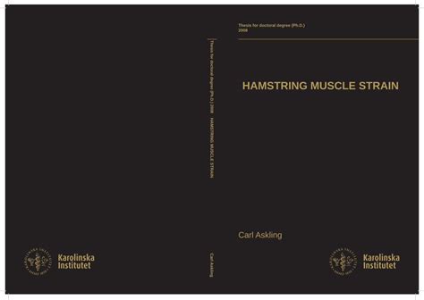 Pdf Hamstring Muscle Strain Dokumen Tips