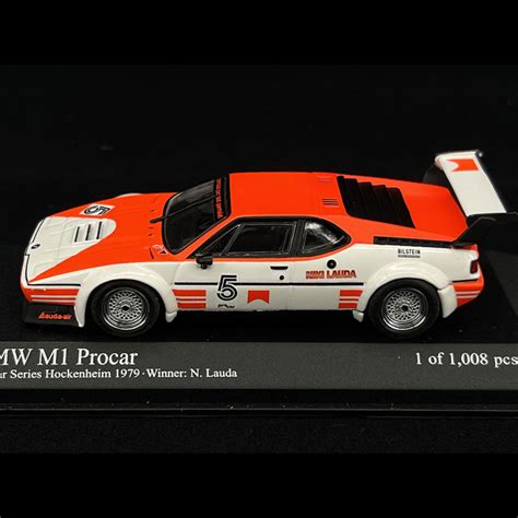 Niki Lauda Bmw M1 Procar N° 5 Vainqueur Procar Hockenheim 1979 1 43