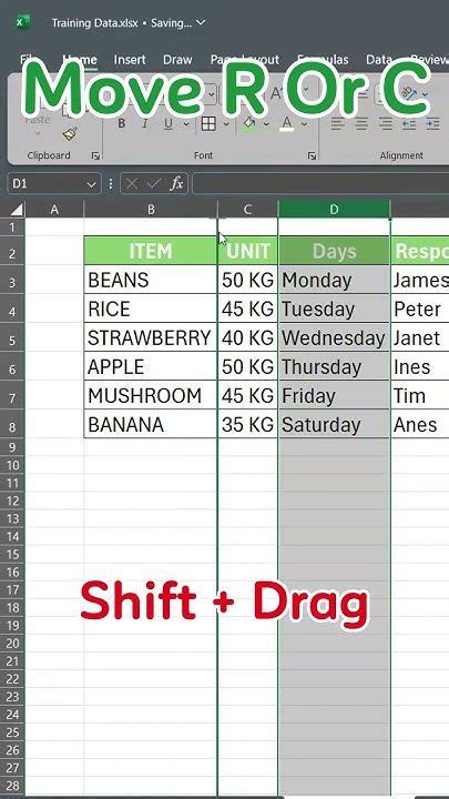 🚀 Master Excel In Seconds Learn How To Autofit Move Rowscolumns And Freeze Headers Like A