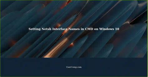 Getting Question Marks Whenever I Try To Set Netsh Interface Names In
