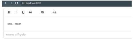 integrate froala with angular as an angular wysiwyg editor