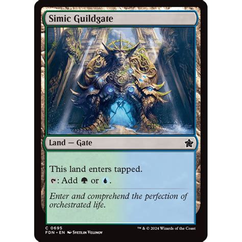 Simic Guildgate [foundations] Mtg Single