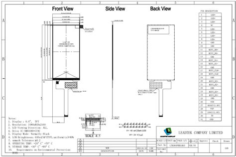 Buy Wholesale China Customized Bar Type 5 99 Ips 1080 2160 650cd M2 Mipi Tft Lcd Display