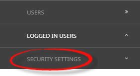 Security Settings