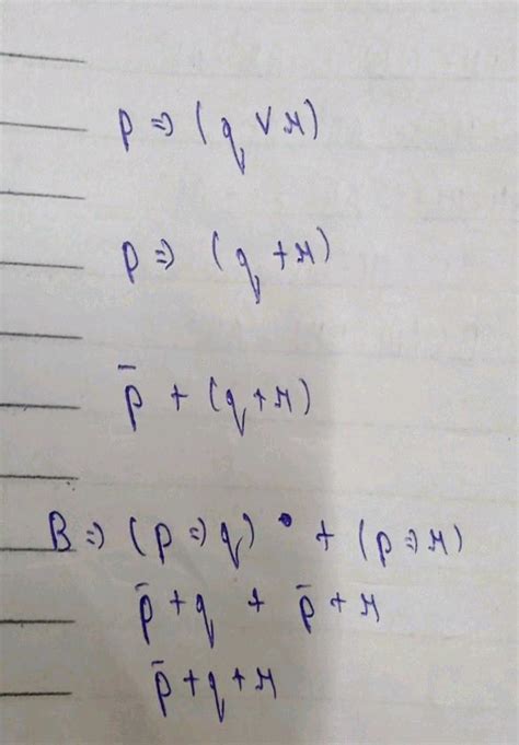 Let P Q R Denote Arbitrary Statements Then Thenlogically Equivalent Of The Statement P
