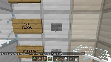 Command Block Elevator Minecraft Map