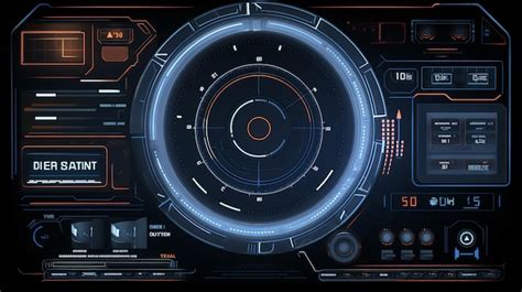 Premium Photo Sci Fi Digital Hud Interface Minimalistic