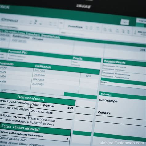 Excel Cell Formats Formulas And Functions Stable Diffusion Online