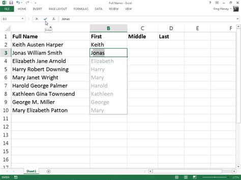 How To Use Flash Fill In Excel 2013 Dummies