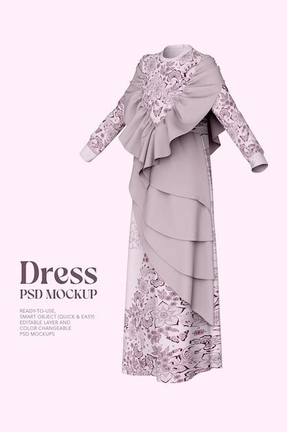 Mockup Psd De Vestido Feminino Psd Premium