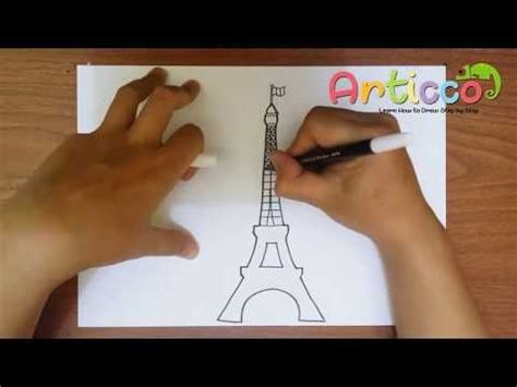 How To Draw The Eiffel Tower Step By Step EiffelTower Eiffel Tower Eiffel Cute Drawings