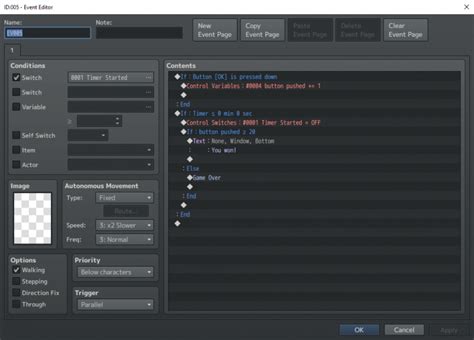 Need Help With Button Mashing Event RPG Maker Forums