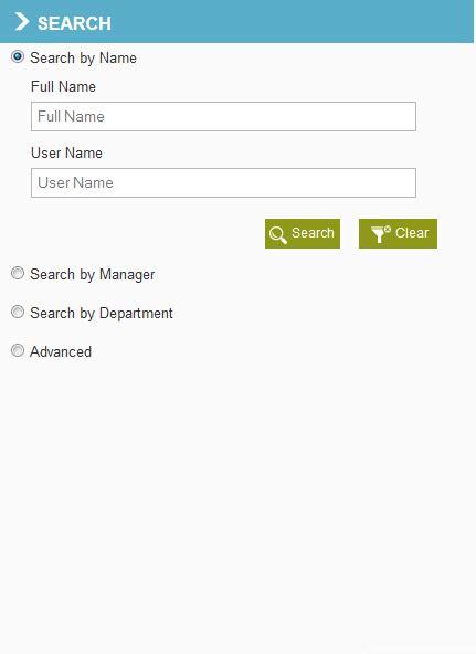 Users Search Screen