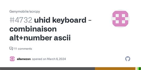 Uhid Keyboard Combinaison Altnumber Ascii · Issue 4732 · Genymobile