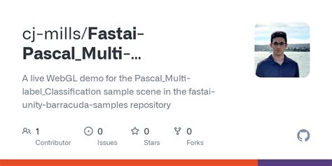 Github Cj Millsfastai Pascalmulti Labelclassification Webgl Demo
