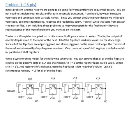 Solved Problem 1 15 Pts In This Problem And The Next We Chegg Com