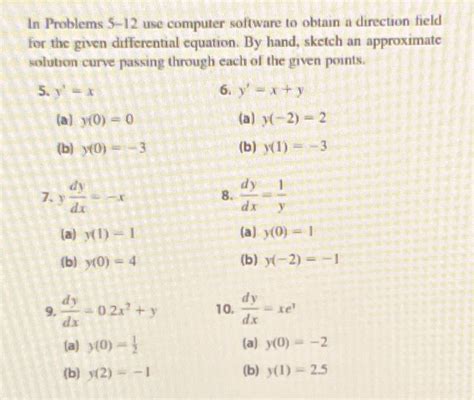 Solved I Need Help With Problems 5 6 7 Thanks In Chegg Com