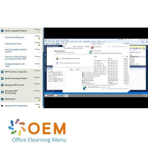 Microsoft Net Framework Wpf With Xaml And C E Learning Training Oem