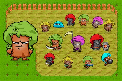 2d Character Tree By Copyspright