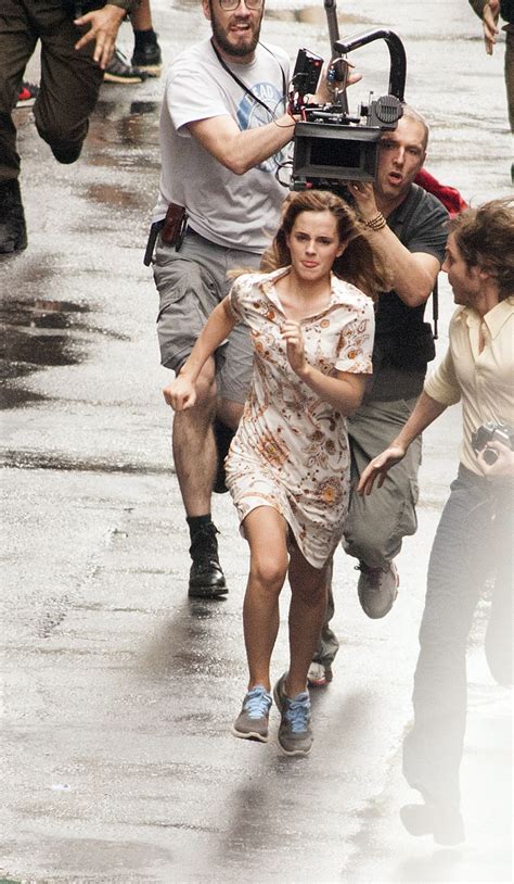 Emma Watson Shooting Scenes In Buenos Aires For The Film Colonia
