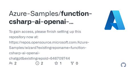 Github Azure Samplesfunction Csharp Ai Openai Chatgpt To Gain