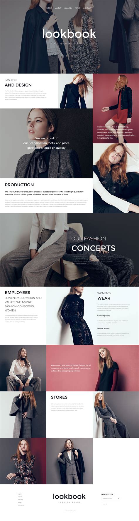 Fashion Responsive Website Template