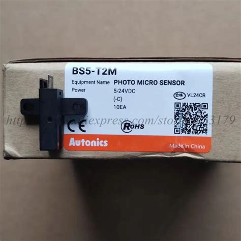10pcs Bs5 T2m Bs5 K2m Bs5 L2m Bs5 Y2m Bs5 V2m Autonics 원래 새로운 광전 스위치 센서