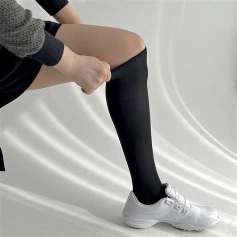 여자골프양말 여성골프니삭스 냉감니삭스