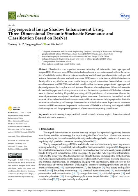pdf hyperspectral image shadow enhancement using three dimensional