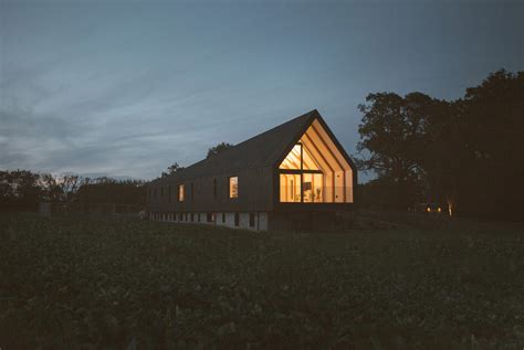 Studio Bark Builds Off Grid Black Barn In Suffolk Meadow