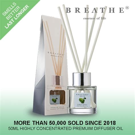 Green Apple Reeds Diffuser 50ml Breathe Australia