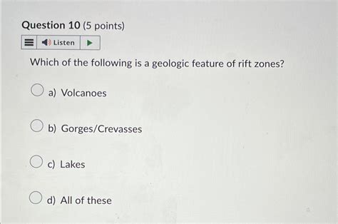 Solved Question 10 (5 ﻿points)Which of the following is a | Chegg.com