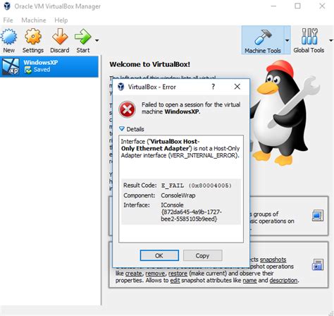 Whenever I Start Up My Virtual Machine I Get This Error Does Anyone